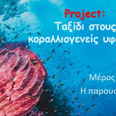 Project: Ταξίδι στους κοραλιογενείς υφάλους | ΔΙΠΤΥΧΟ